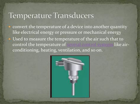Transducers And Its Types PPT
