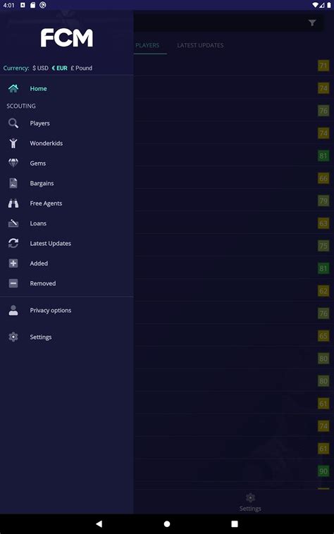 fcm career mode 22 database potentials apk for android download