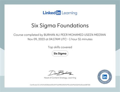 Burhan Ali Peer Mohamed Meeran Ms Engineering Pmp® Pmi On Linkedin Certificate Of Completion