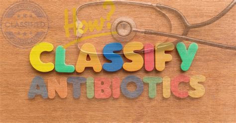 How To Classify Antibiotics Types Uses And Key Categories