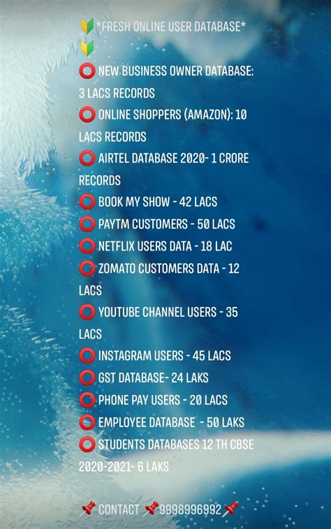 Online User Database In Ahmedabad ID 23568239012