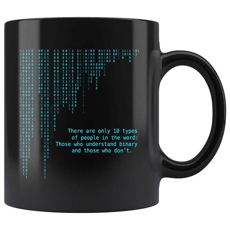 Buy Snv Funny Coffee Mug Binary Computer Programmer Code 11 Oz Novelty