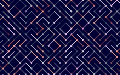 Free Vector Technology Vector Seamless Pattern Banner Geometric