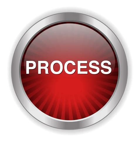Process Button Icon Stock Vector Image By ©sarahdesign85 70299879
