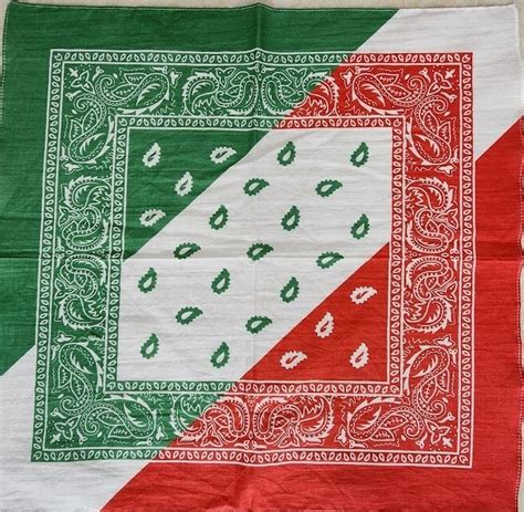 Mexican Flag Colors Bandana. 100% Soft Cotton. - Etsy in 2024 | Mexican ...