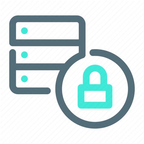 Database Lock Private Server Icon Download On Iconfinder