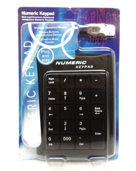 Keypad Angka Numerik Usb Untuk Laptop Notebook Accounting Kasir