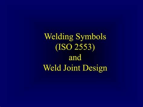 Ch31weldingjointsymbolspdf Science