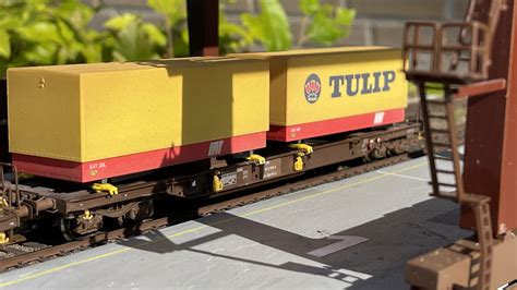 Container Terminal Og Dsb T3 Med Veksellad Sporskiftet