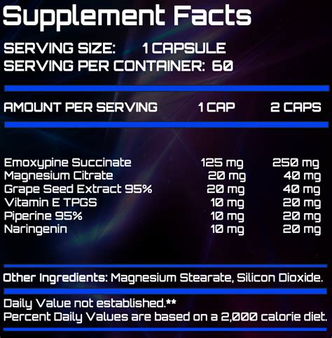 Mexidol Mexifin 60 Caps Cocoonlabz
