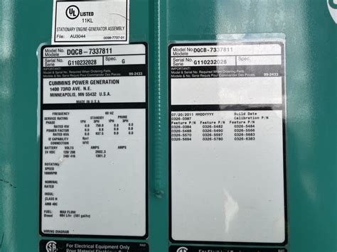 Low Hour Cummins Qsk23 G7 Nr2 750kw Generator Set Item 20076 Depco