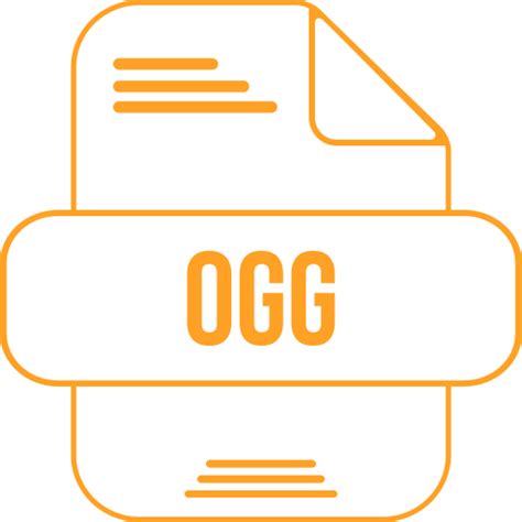 Ogg File Generic Color Outline Icon