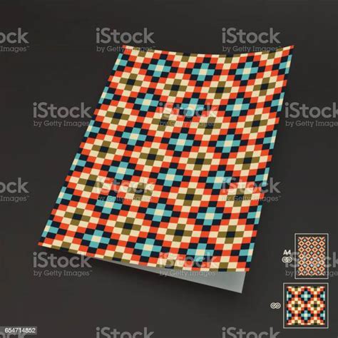 교재 책자 또는 노트북 이랑입니다 디자인 서식 파일을 커버 3차원 형태에 대한 스톡 벡터 아트 및 기타 이미지 3차원 형태 공란 광고 Istock