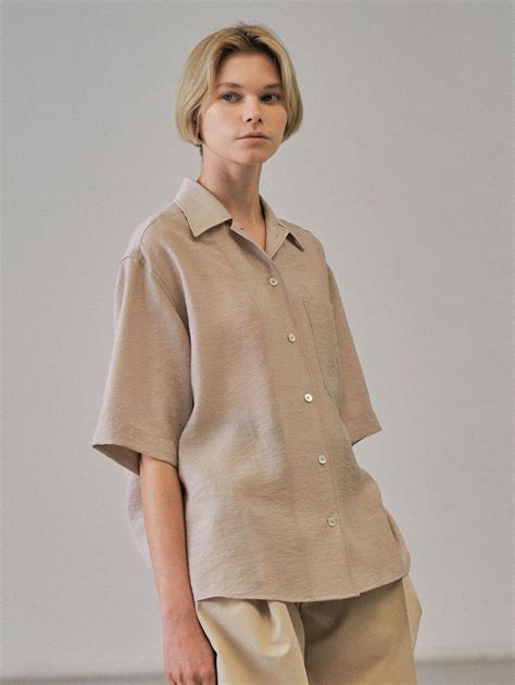 릴렉스 실키 셔츠black 감도 깊은 취향 셀렉트샵 29cm