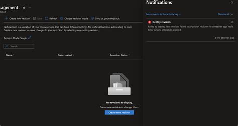 new initial revision error · issue 670 · microsoft azure container