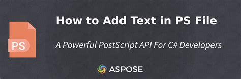 How To Add Text In Ps File Easily