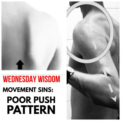 Wednesday Wisdom Movement Sins Poor Push Pattern Functional Training Institute