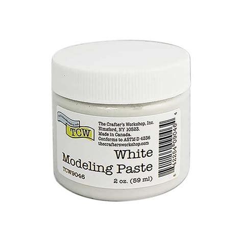Crafters Workshop Light And Fluffy Modeling Paste The Foiled Fox
