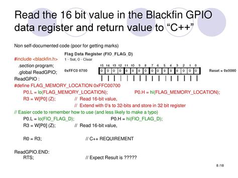 Tutorial Essentially All The Blackfin Instruction You Need For All Of ENCM The Instructions