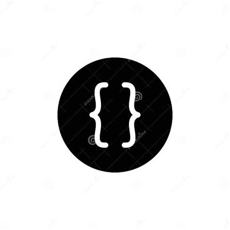 Font Brackets Icon Web Design In Vector Stock Vector Illustration Of Alphabet Symbol 340951799