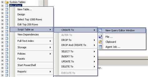Sql Server Duplicate A Table Including Indexes Stack Overflow