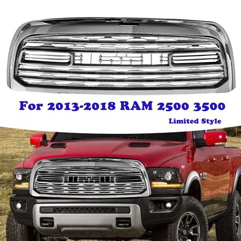 Ram 3500 Grille Replacement Big Horn Style Front Grille For 2013 2018