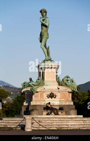 Piazzale Michelangelo Statue Of David By Michelangelo Florence Italy