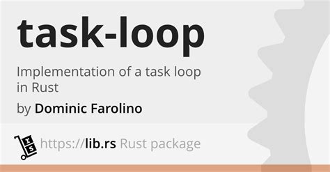 Task Loop Not Recommended Lib Rs