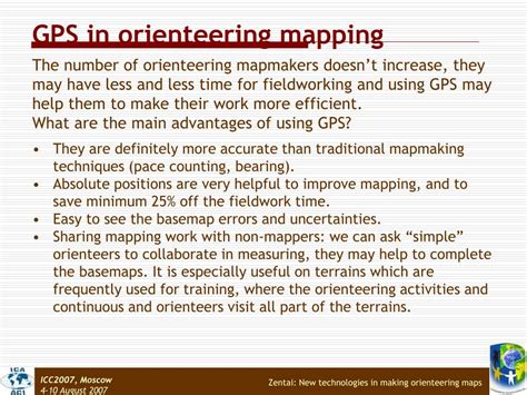 PPT New Technologies In Making Orienteering Maps PowerPoint Presentation ID