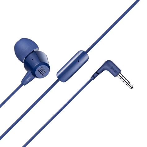 Buy Jbl T Hibluin Wired Earphone With Mic In Ear Blue Online Croma