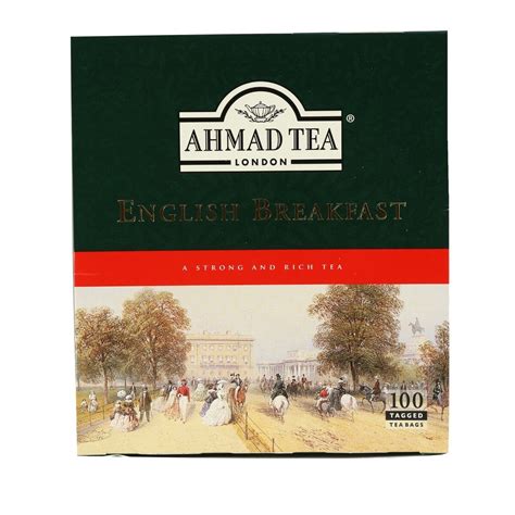 Ahmad English Breakfast Tea Bags 100s Sharjah Co Operative Society