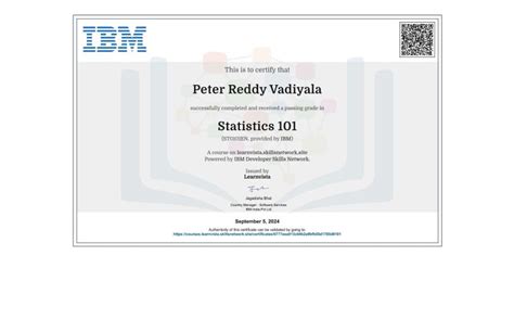 Statistics Ibm Dataanalytics Professionaldevelopment