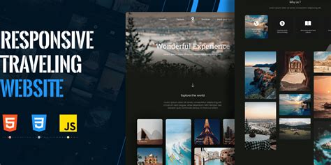 Responsive Travel Website Using Html Css And Javascript Dev Community