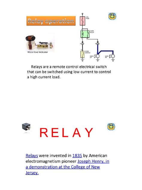 Electromagnetic Relay Switch Ppt Pdf