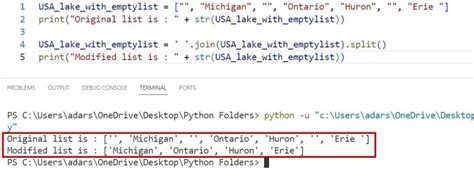 Remove Empty Strings From A List In Python
