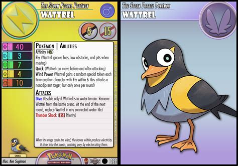 Wattrel By Pokemoncmg On Deviantart