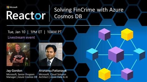 arunansu pattanayak on linkedin solving fincrime with azure cosmos db