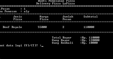 C Array Dimensi Program Kasir Sederhana II Akses Data Seru