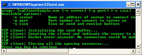 The C TCP Client And VB NET TCP Client NET Programming Tutorials Using The NET Project And