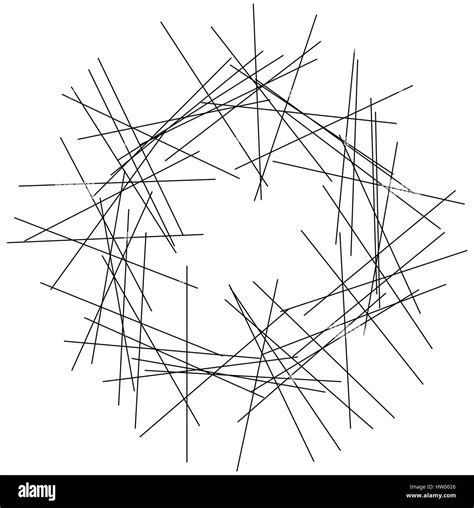 Random Intersecting Lines Abstract Geometric Pattern Artistic Geometric Illustration Stock