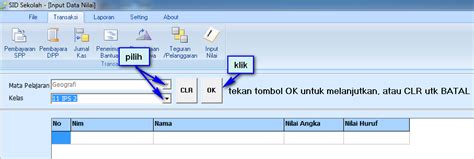 Cara Input Nilai Siswa Pada Software Sekolah