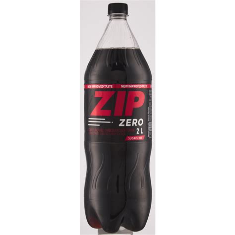 Zip Zero Cola Flavoured Soft Drink 2l Diet And Sugar Free Soft Drinks Soft Drinks Drinks