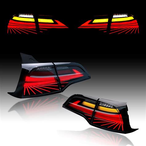 Tesla Phantom Tail Lights For Model Y 3 2pcs