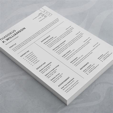 Resume Template Cv Template Matching Cover Letter Minimal Etsy Resume Template Cv Template Matching Cover Letter Minimal Etsy