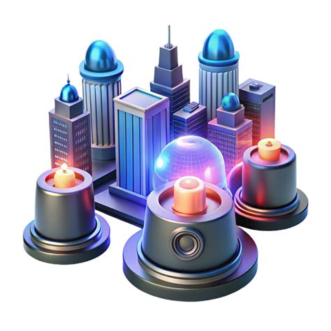 Impressive Vintage Smart City Networked Urban Infrastructure Original 56761459 Png