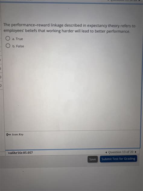 Solved The Performance Reward Linkage Described In