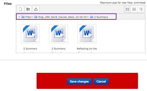 moving files within folders and sub folders teaching with courses