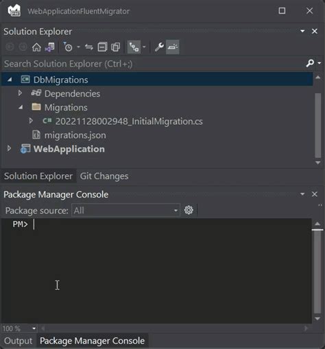 How To Generate Fluent Migrations And Update Rollback From Visual Studio Stackgears