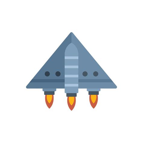 Triangle Spaceship Flying With Three Engines Burning Fuel 50717583 Vector Art At Vecteezy