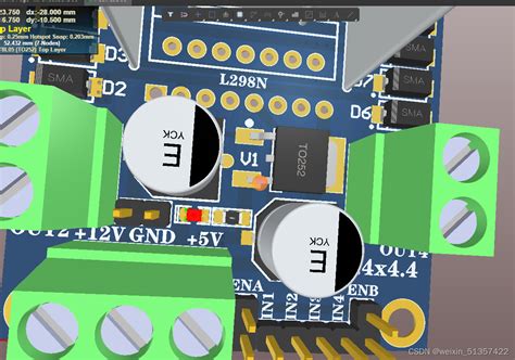 L298n电机驱动原理图pcb制版文件8266代码远程控车（和你买的模块一模一样的！）l298模块 下载 Pcb Csdn博客